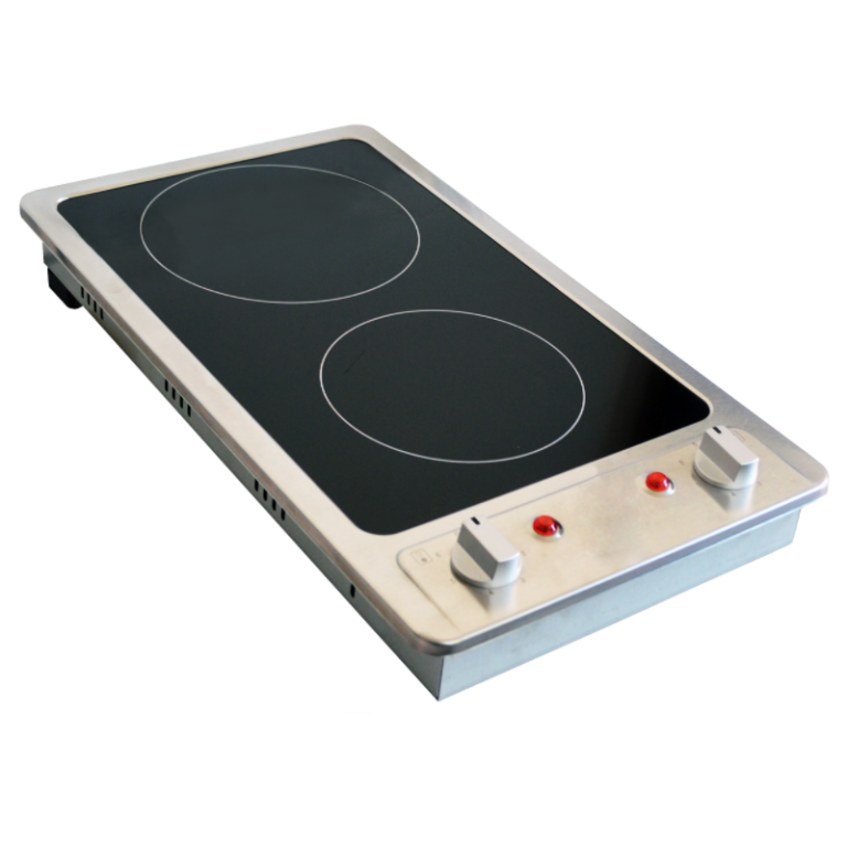 2 Zones Built-in 30cm Vitroceramic Hob With Knob Control - My WordPress